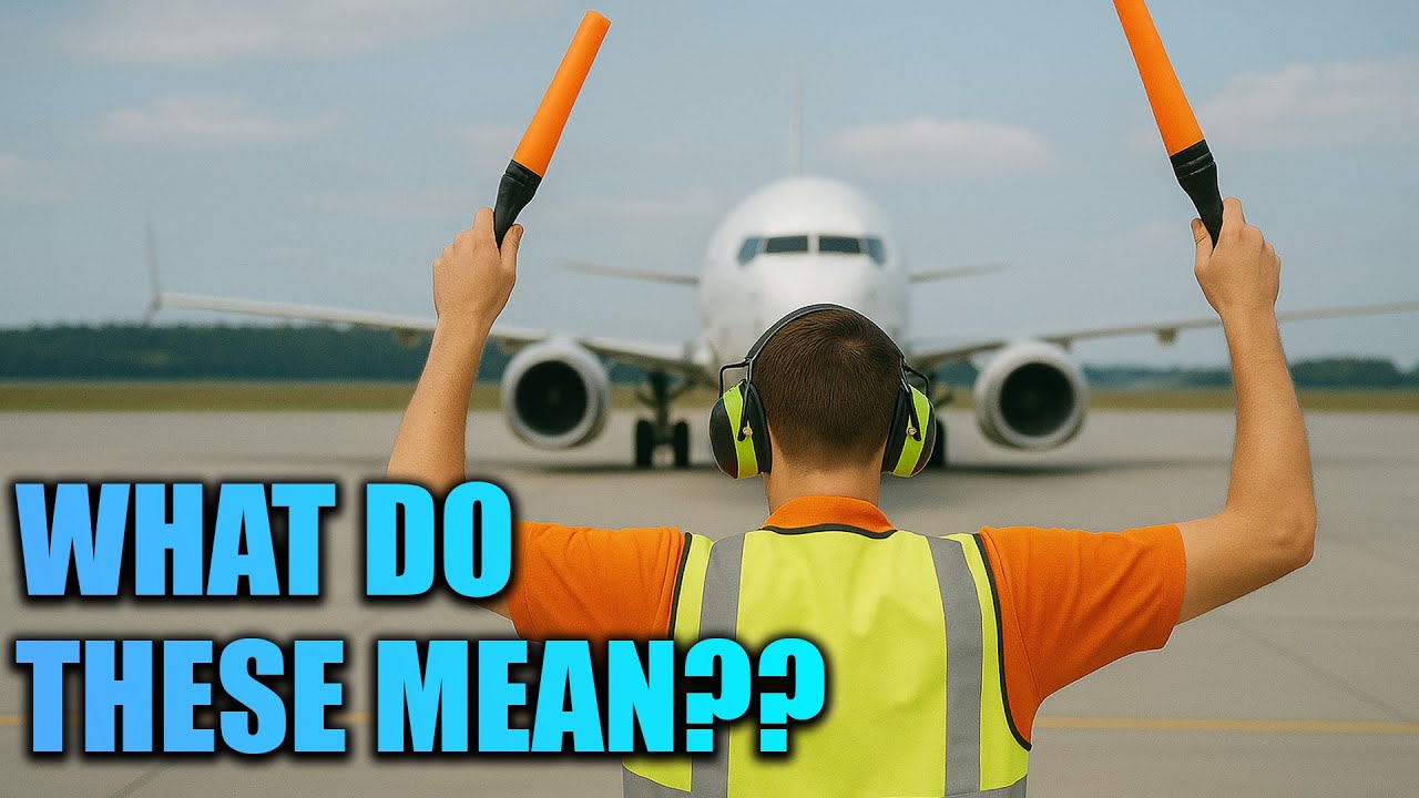 Ground Marshaller Signals Explained | Don’t Ignore These - YouTube