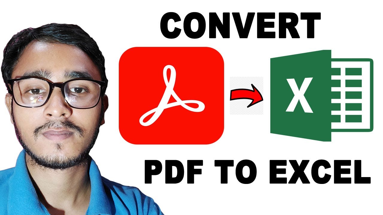How To Convert Pdf To Excel Online Pdf To Excel Convert Pdf To Excel Youtube