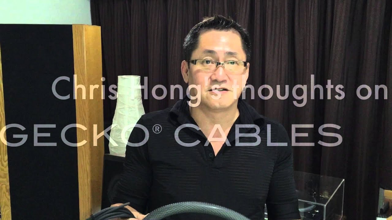 Chris Hong's GECKO TRUTH Series audiophile cables experience - YouTube