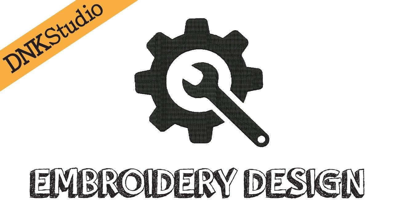 Mechanical Engineering Embroidery Design - YouTube