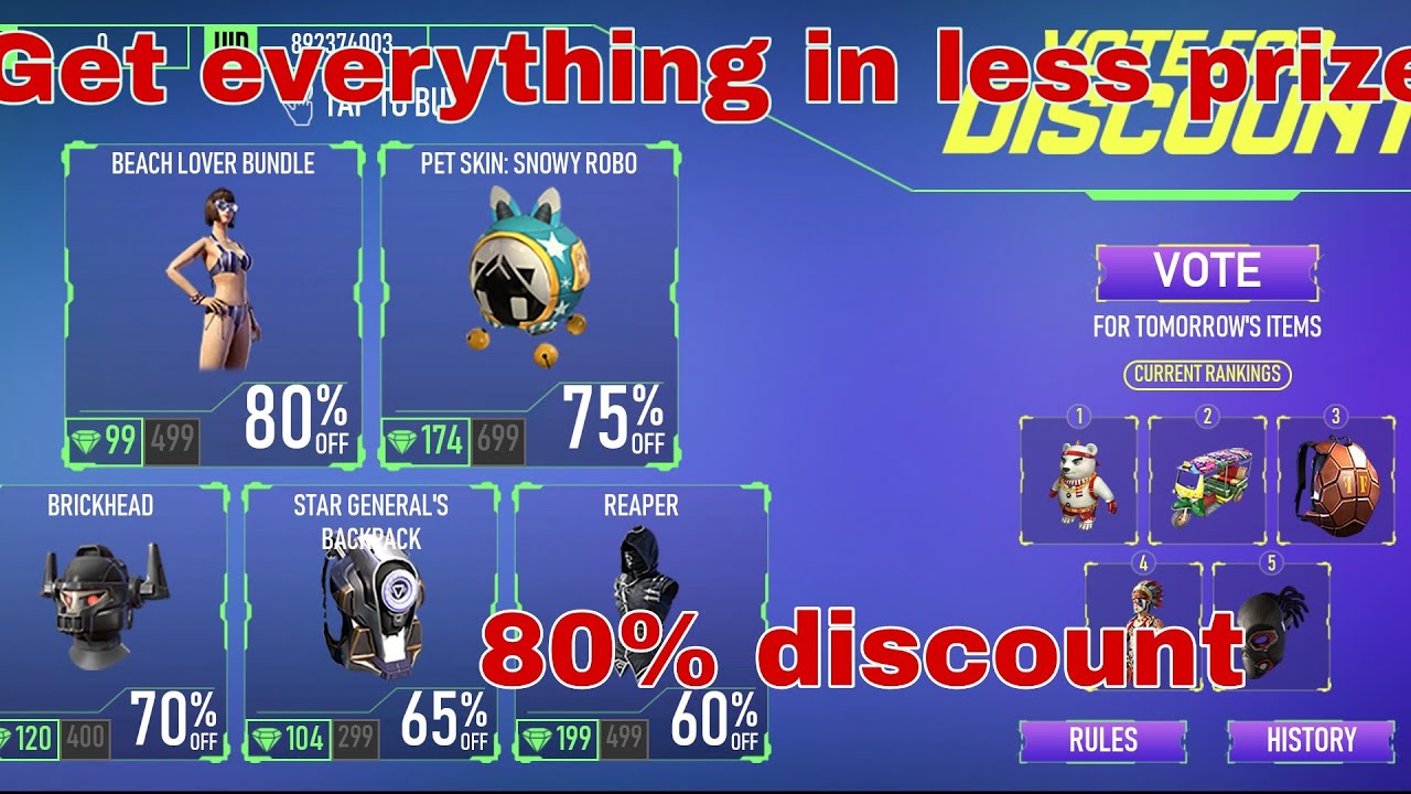 Get everything in less prize,how to get 80% discount .vote for discount ...