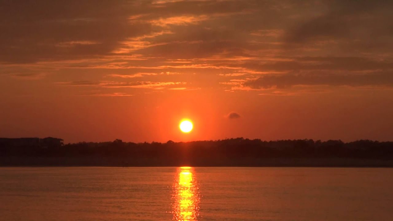 Beautiful Orange Sunset - YouTube