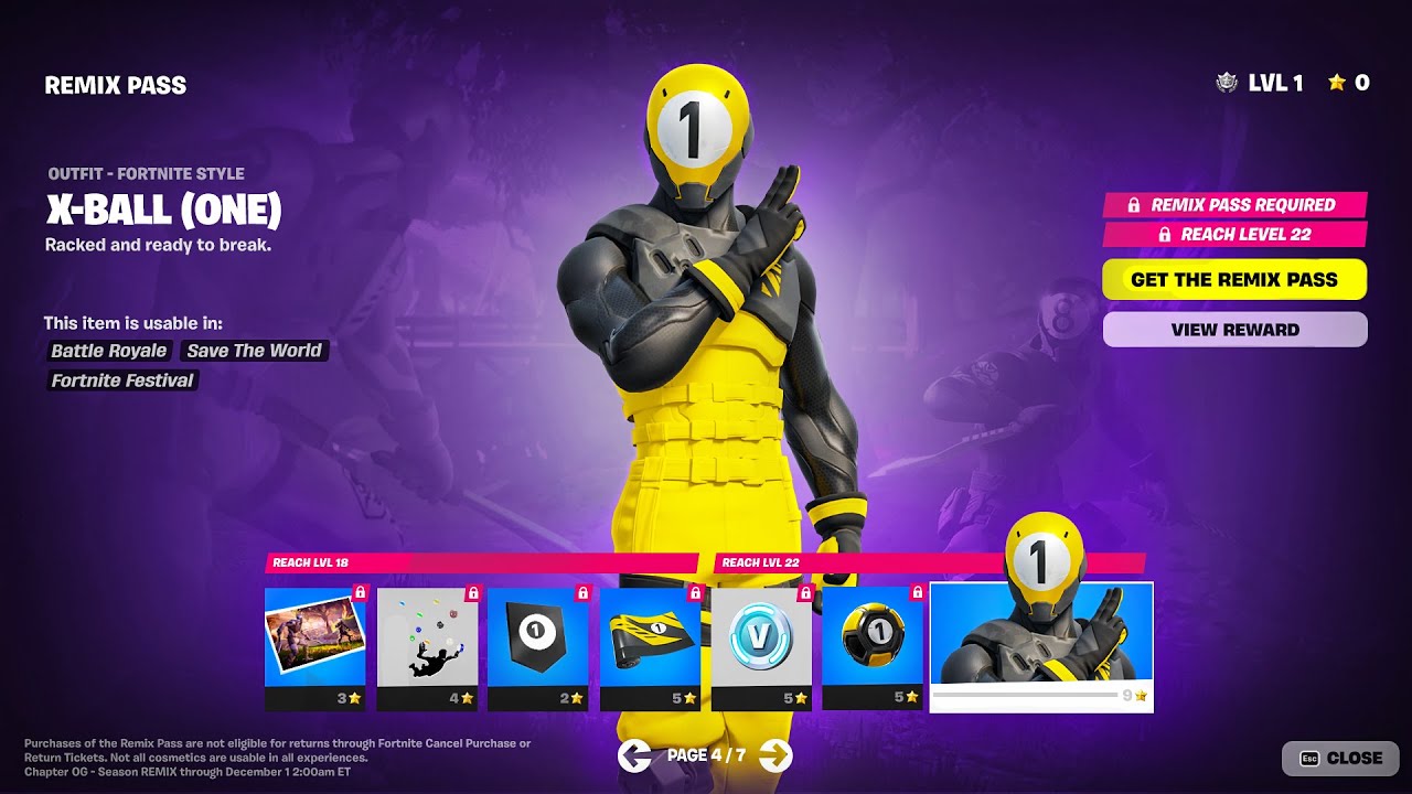 Fortnite Chapter 2: REMIX Battle Pass (FULL SHOWCASE) - YouTube