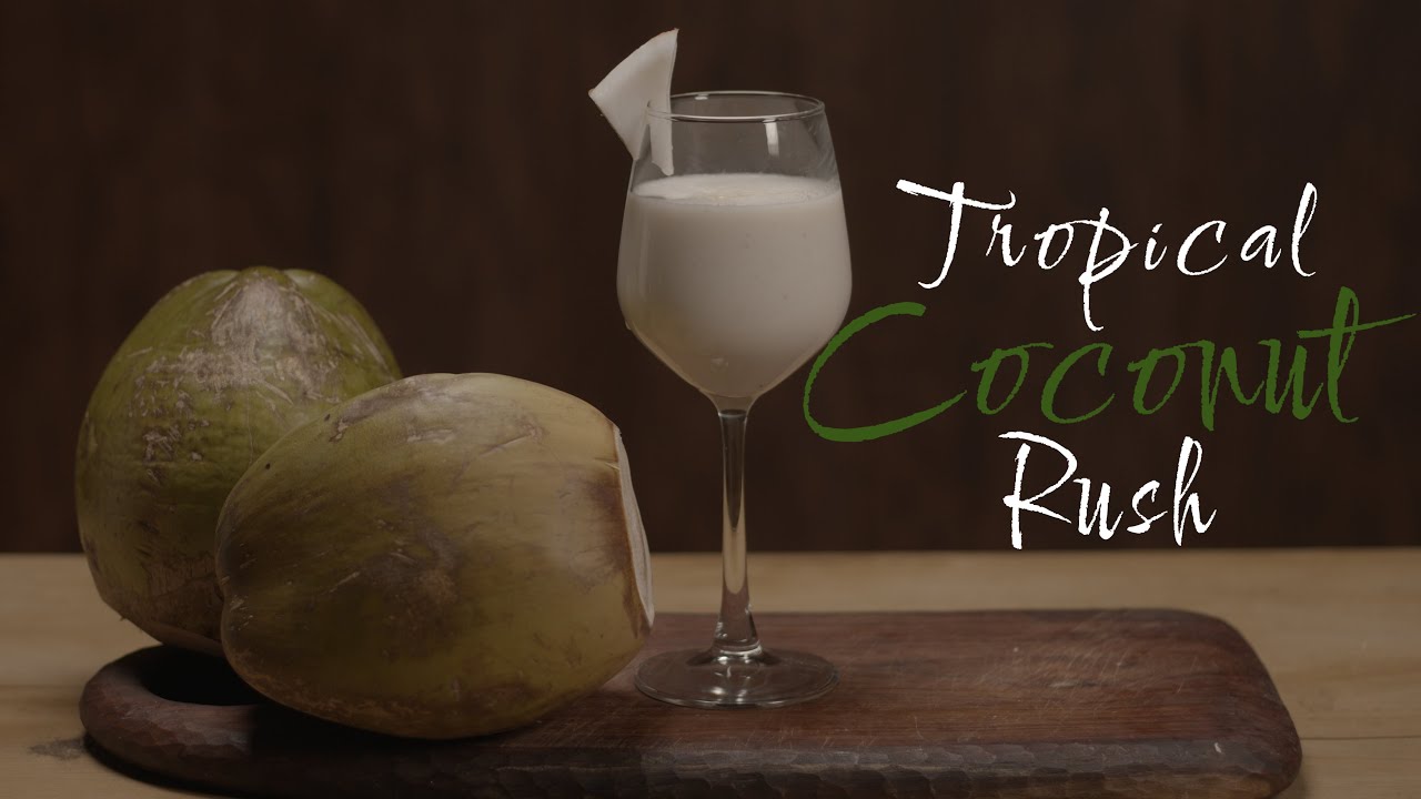 Tropical Coconut Rush | A Creamy and Refreshing Tropical Drink - YouTube
