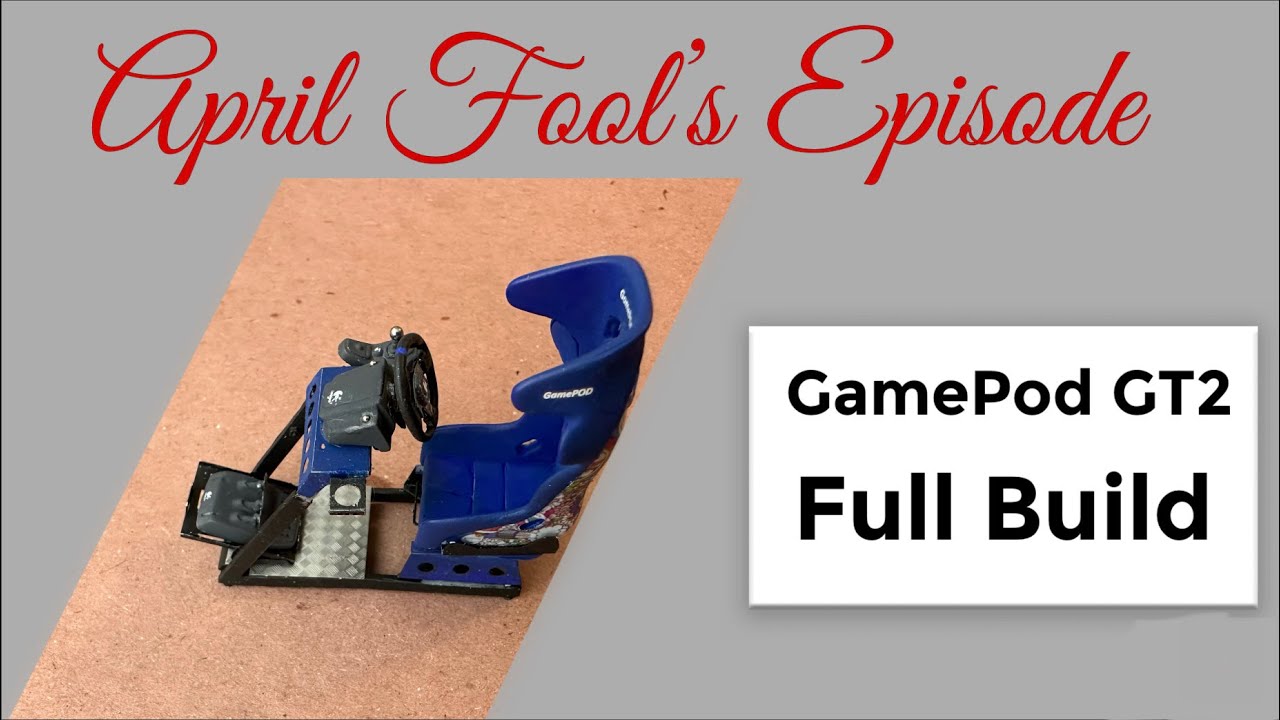 1/24 GamePod GT2 & Logitech racing wheel Full Build - YouTube