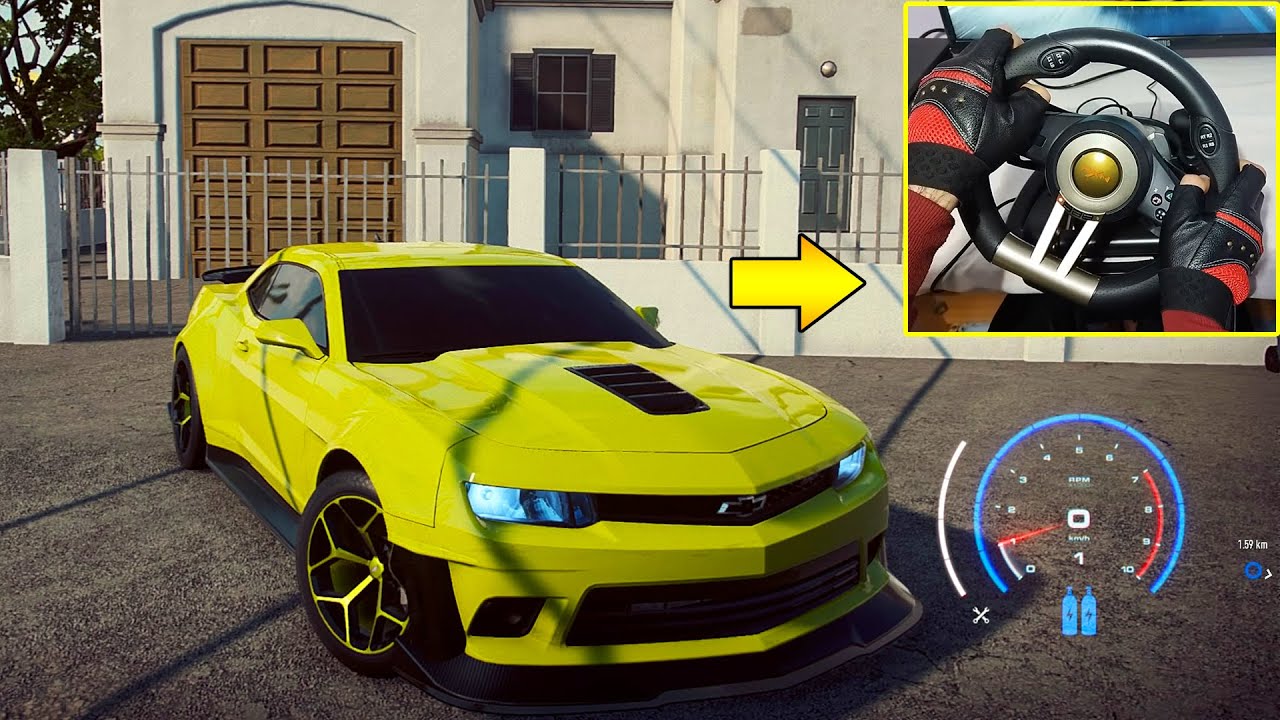NFS HEAT CHEVROLET Camaro Z28 | Playing NFS HEAT With Steering Wheel ...