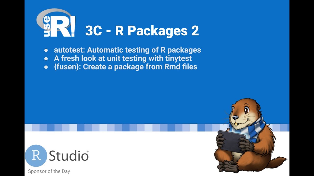 Session 3C - R Packages 2 - YouTube