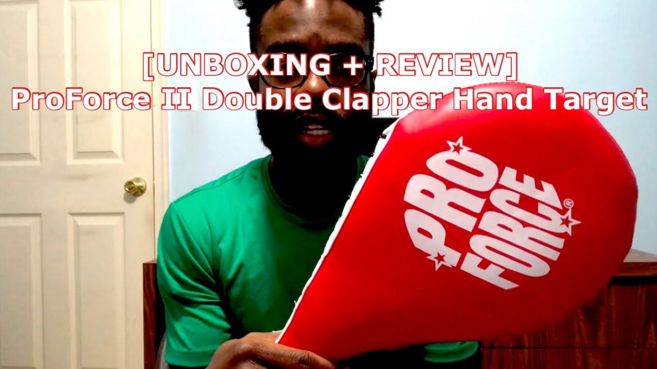 [UNBOXING + REVIEW] ProForce II Double Clapper Hand Target - YouTube