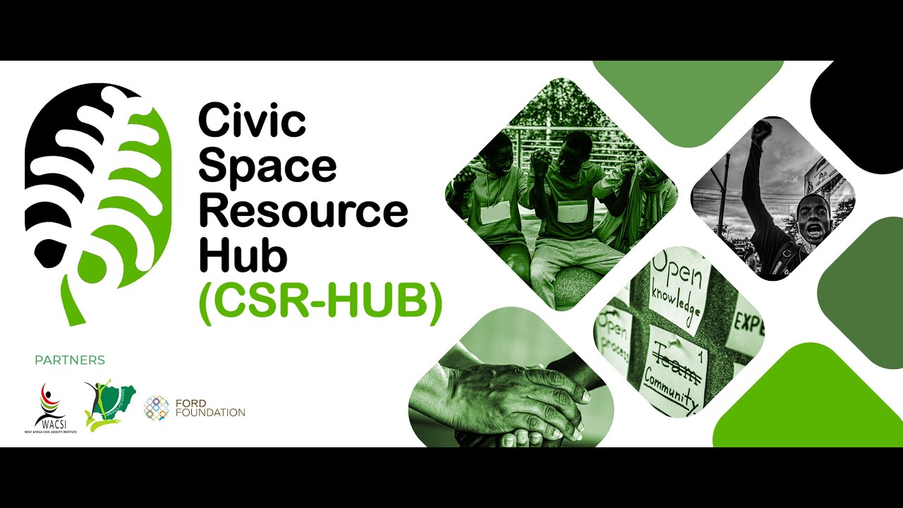 Official Launch: Civic Space Resource Hub for West Africa (CSR-Hub ...