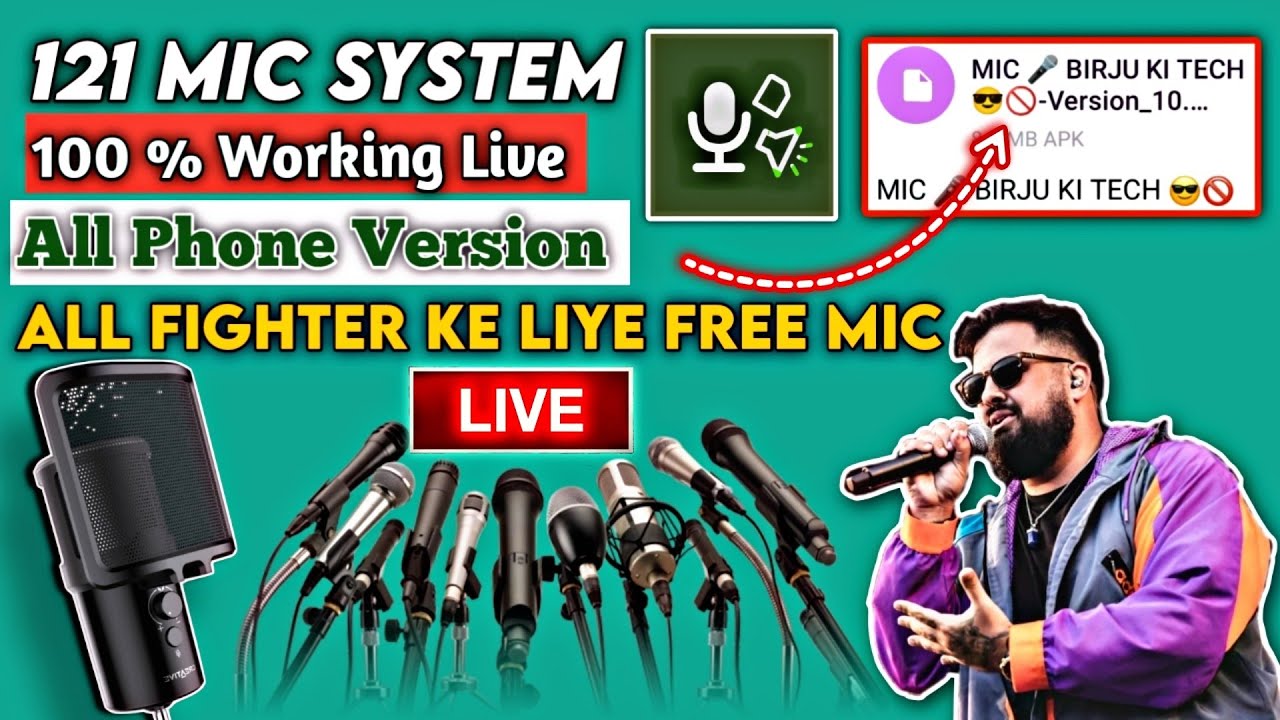 New 121 System Mic Fighter Ke Liye Mayak Free & 100%Working All Version ...