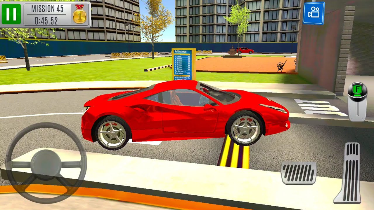 Ferrari Drive Simulator #9 - Driving On Multi-Level Parking 7 - Android ...