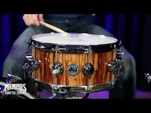 DW 14x6 Collector's Series Exotic Chechen Maple Snare Drum