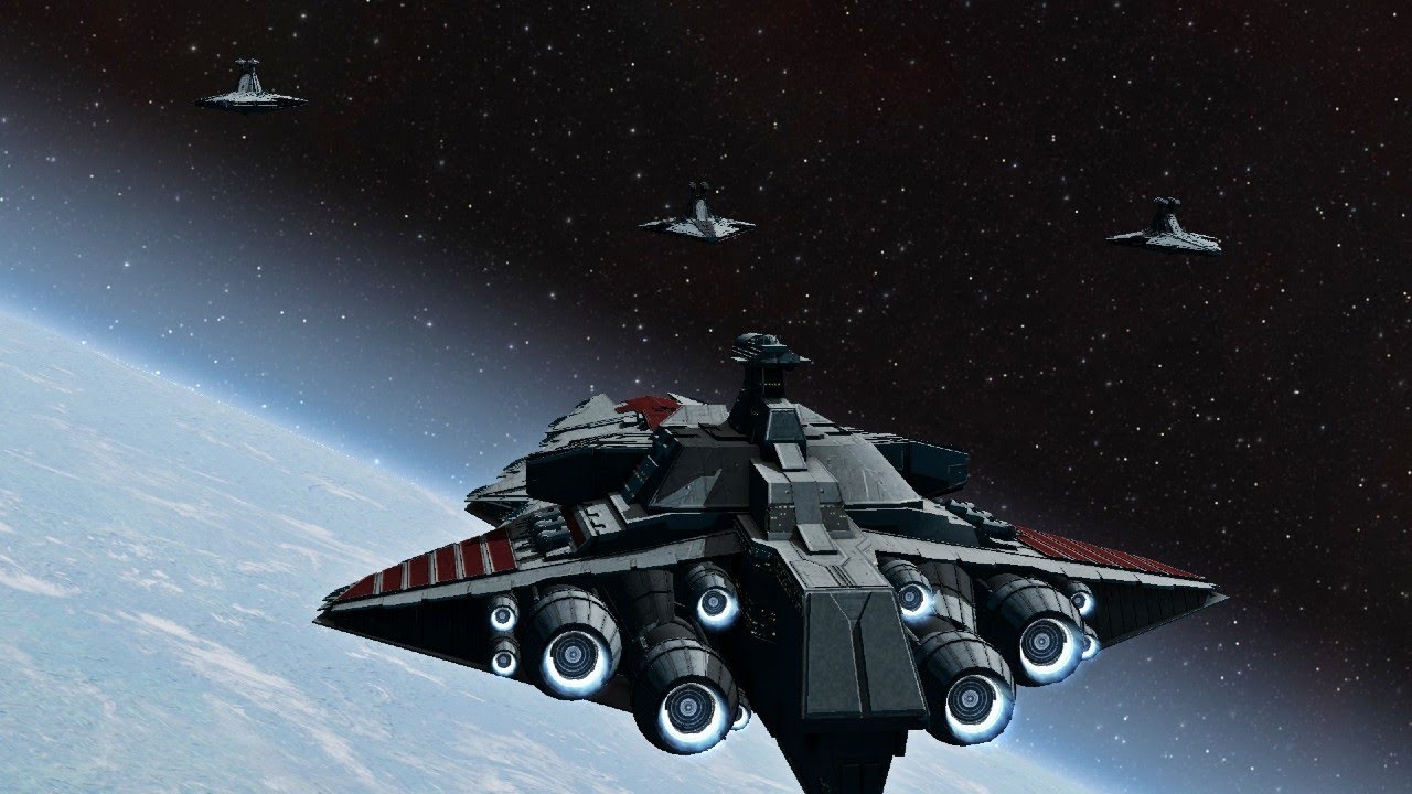 1 Valiant Star Destroyer vs 3 Imperial Venators - Star Wars: Empire At ...