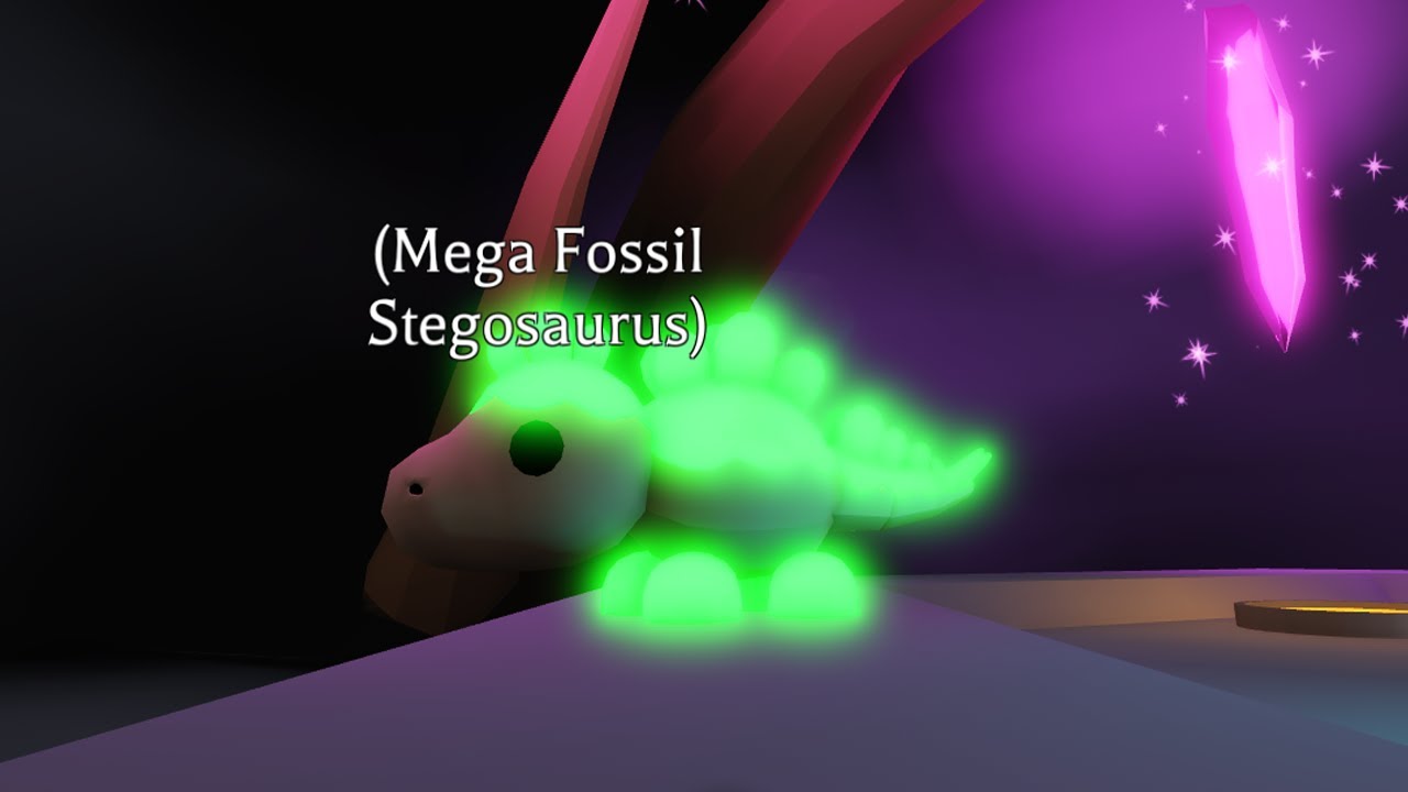 MEGA STEGOSAURUS (Uncommon) - Fly Ride & Tricks Adopt Me - YouTube