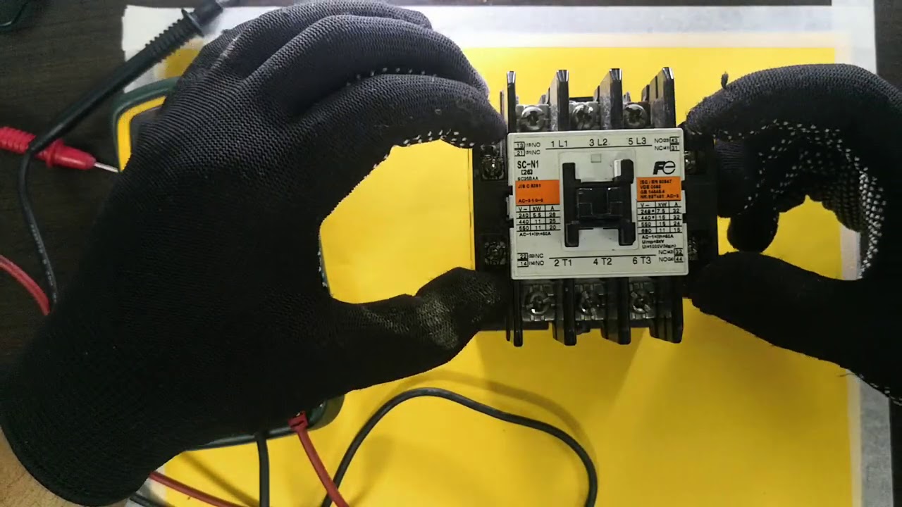 Continuity Test (Magnetic Contactor & Overload Relay) - YouTube