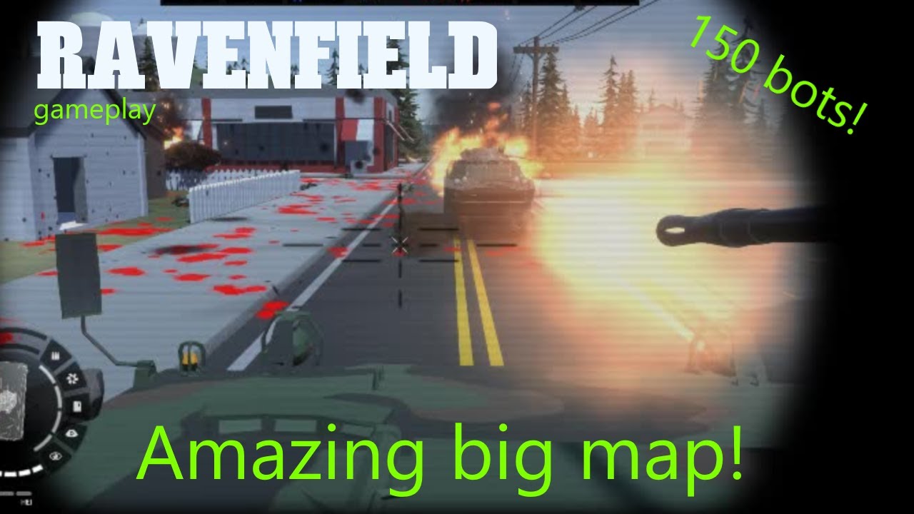 Amazing big map!/ Ravenfield gameplay/ 150 bot battle! - YouTube