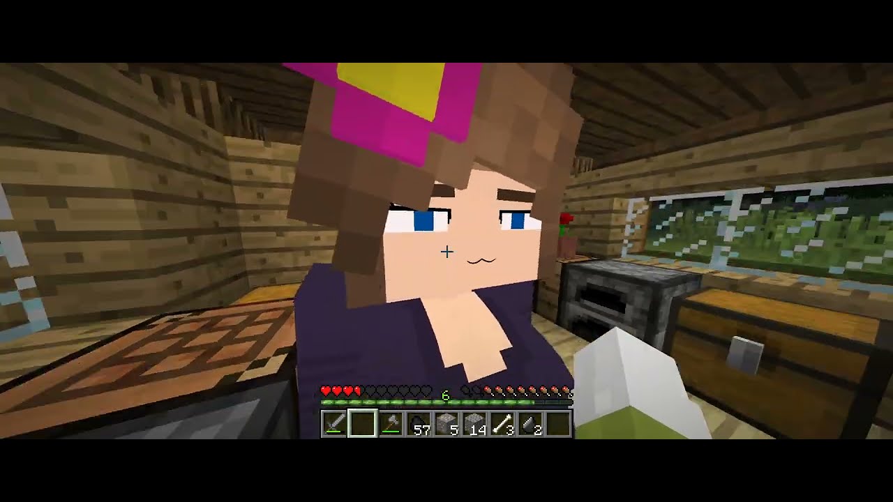 Jenny mod, except its normal Minecraft gameplay and jenny is of actual ...