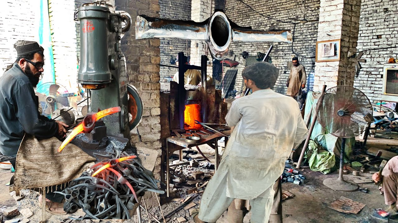 How To Incredible Forging Technique of Pick axe hand Tool An Poor ...