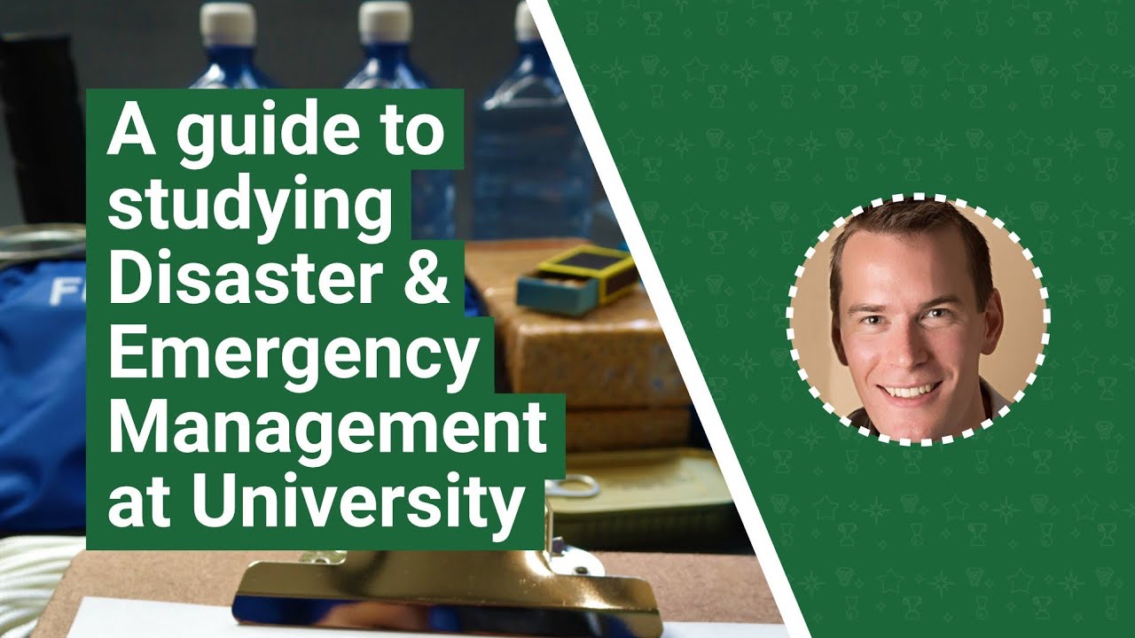 Studying Disaster & Emergency Management at university. What can you ...