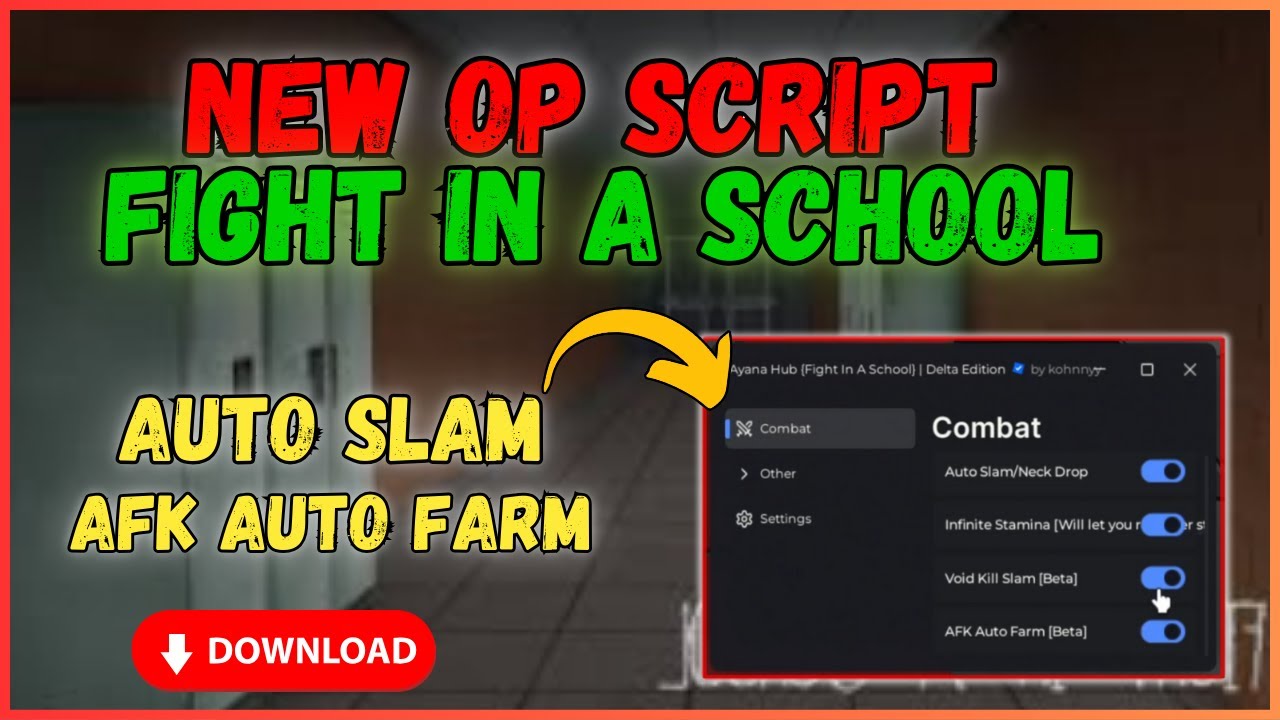 NEW Fight In A School Script | Auto Farm, Kill Aura, Auto Stomp ...