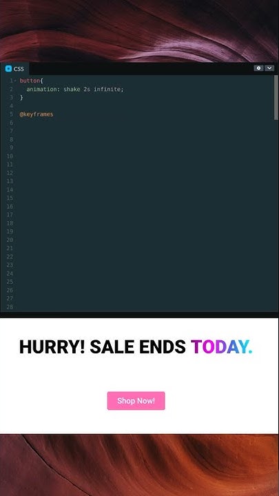 Shake Effect on button using CSS | Shake Animation Effect easy guide coding using css #HTML #CSS ...