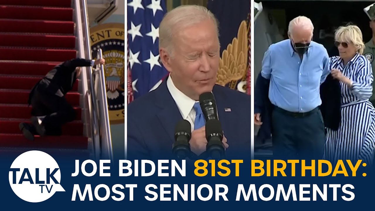 Joe Biden's 81st Birthday: Every Time US Leader Showed Us He's TOO OLD ...