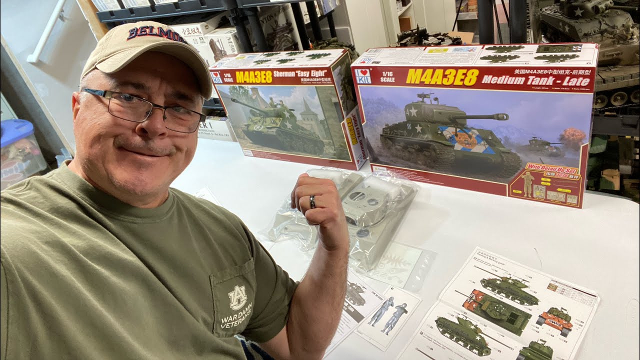 How different are these kits? 1/16 scale “I love Kit” M4A3E8 - YouTube