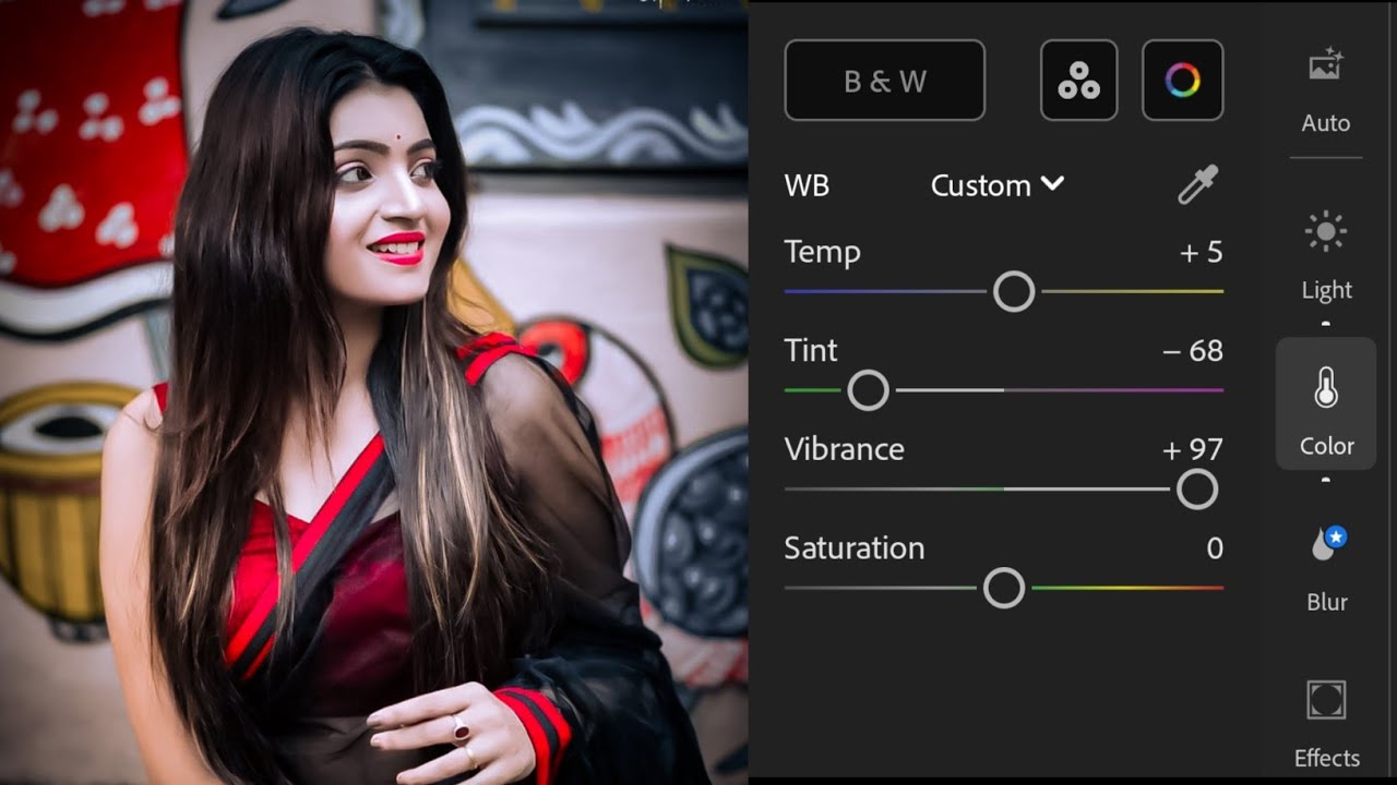 Red Colour Effect Lightroom Photo Editing | Red Tone Lightroom Photo ...