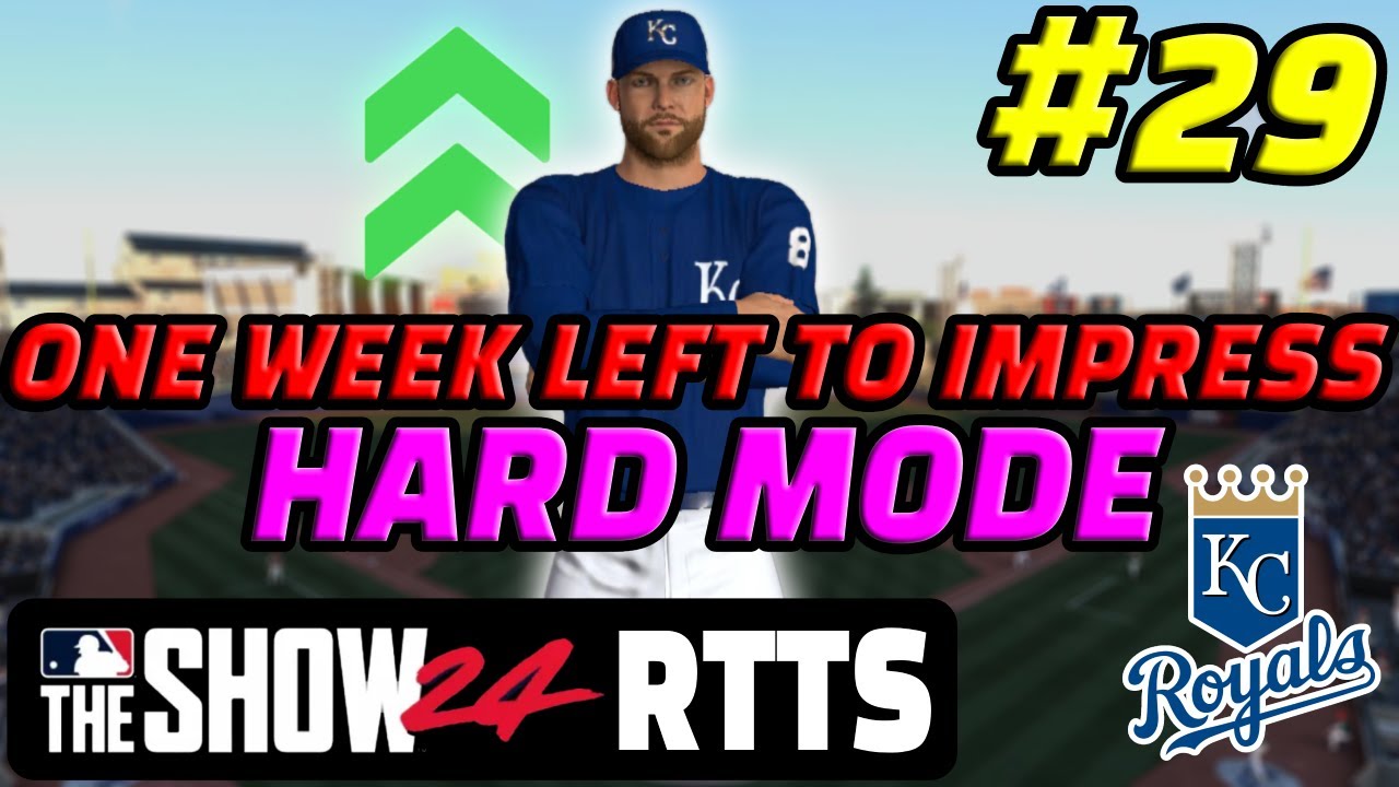 One Week Left in Spring Training | HARD MODE | Road To The Show - MLB ...