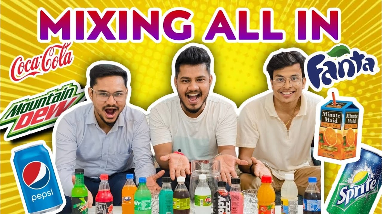 I Mixed ALL Drinks Together! 🥤😳 - YouTube