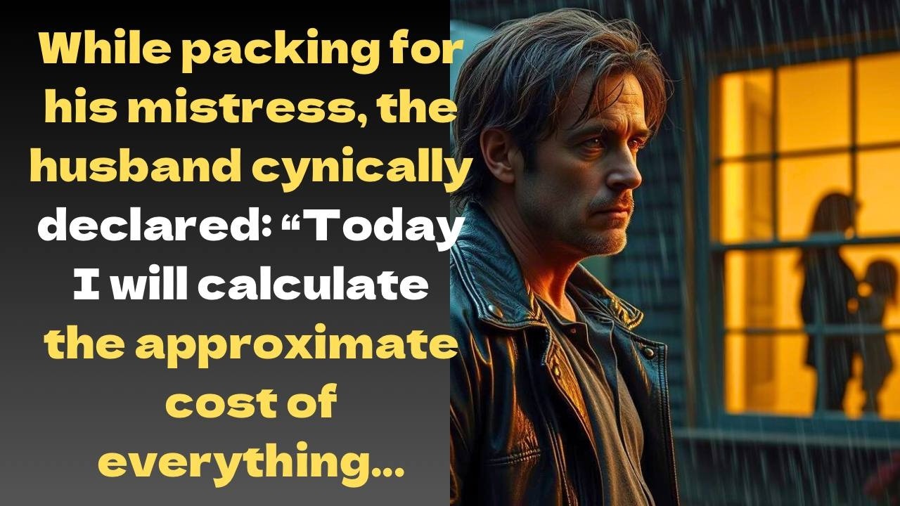 While PACKING for his MISTRESS, the husband cynically declared, “Today ...