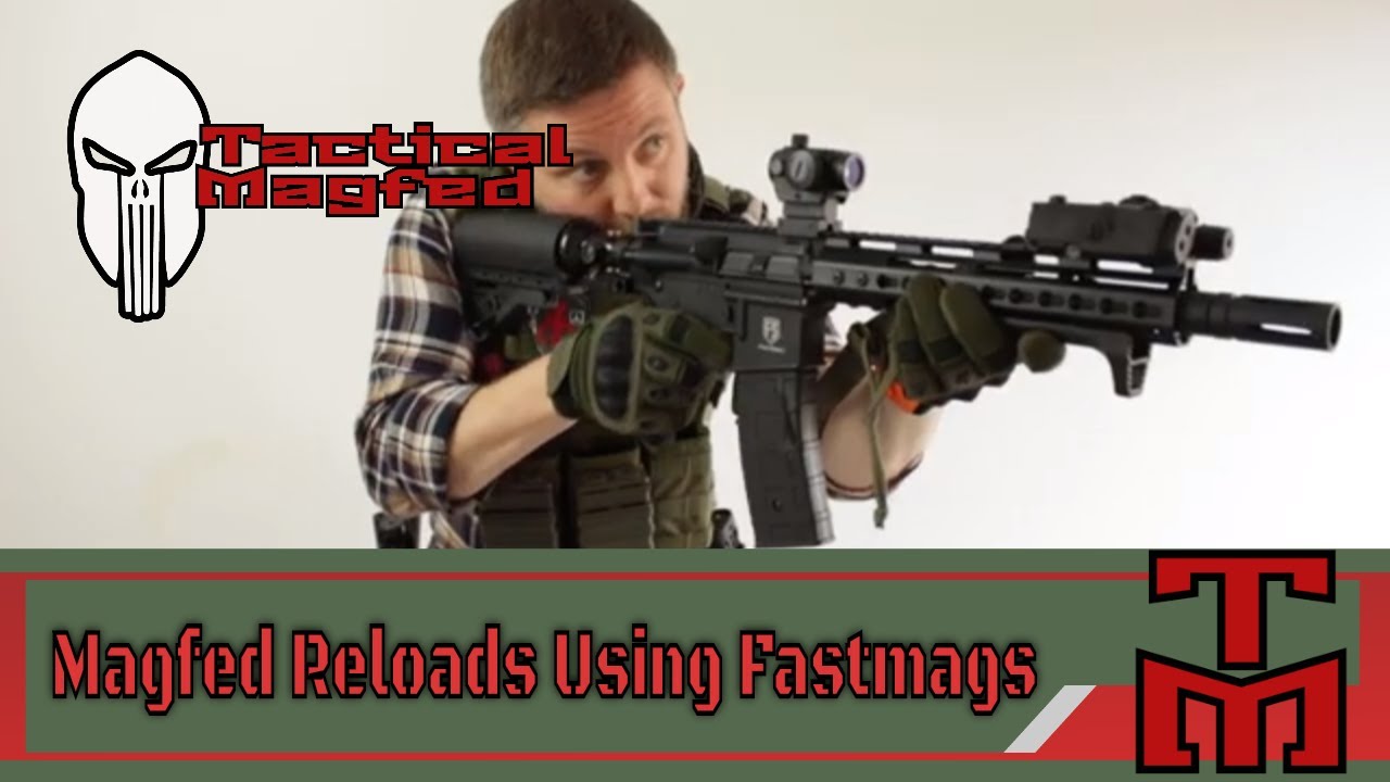 Magfed Paintball Gun Reloads - Using Fastmag Pouches - YouTube