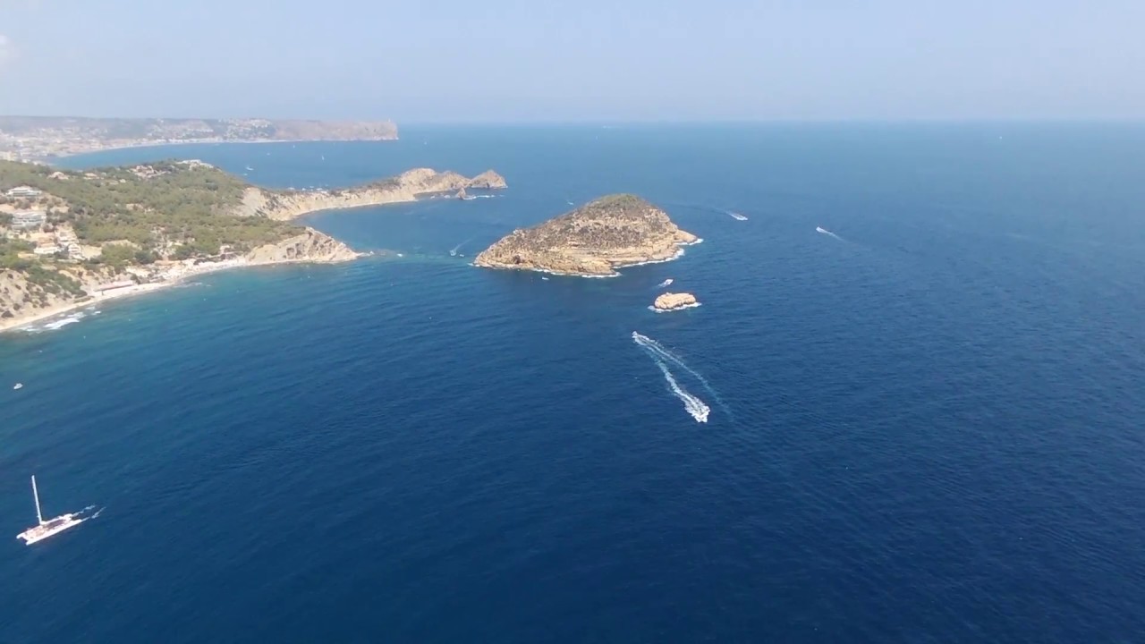 El Portixol a vista de Dron Jávea (Xàbia) - YouTube