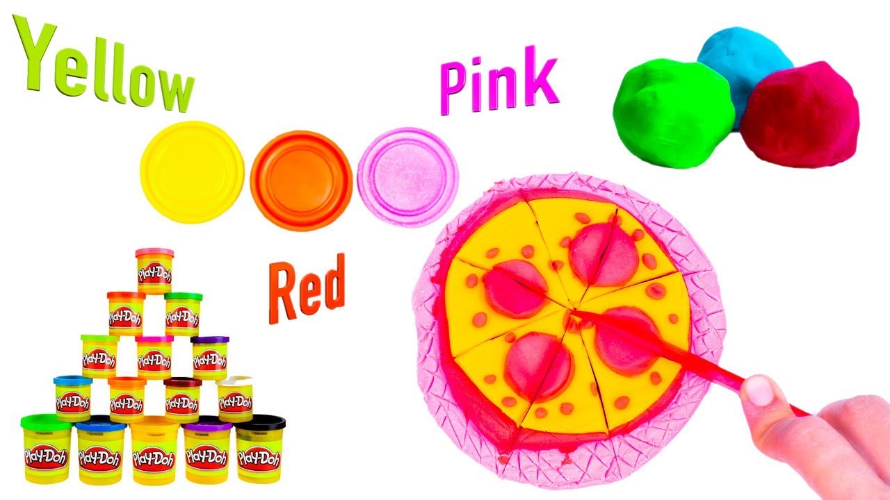 How to Make Play-Doh Pizza for Kids - Modelling Clay How to Make Play ...