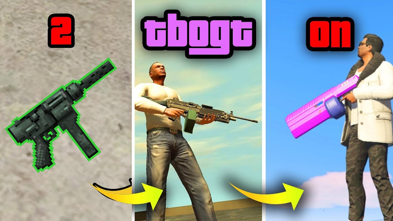 Machine Gun in GTA Games (Evolution) - YouTube