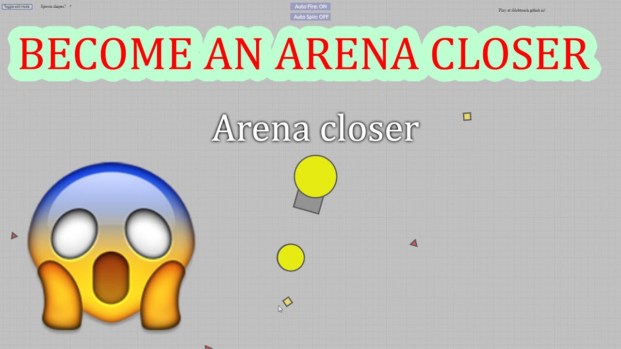 Diep.io - HOW TO BE AN ARENA CLOSER!!! | fantasy tank builder link in ...