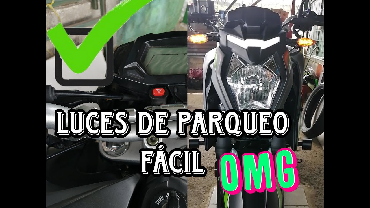 Como Instalar Luces De Parqueo En Moto, MUY FACIL😱👌👍 - YouTube