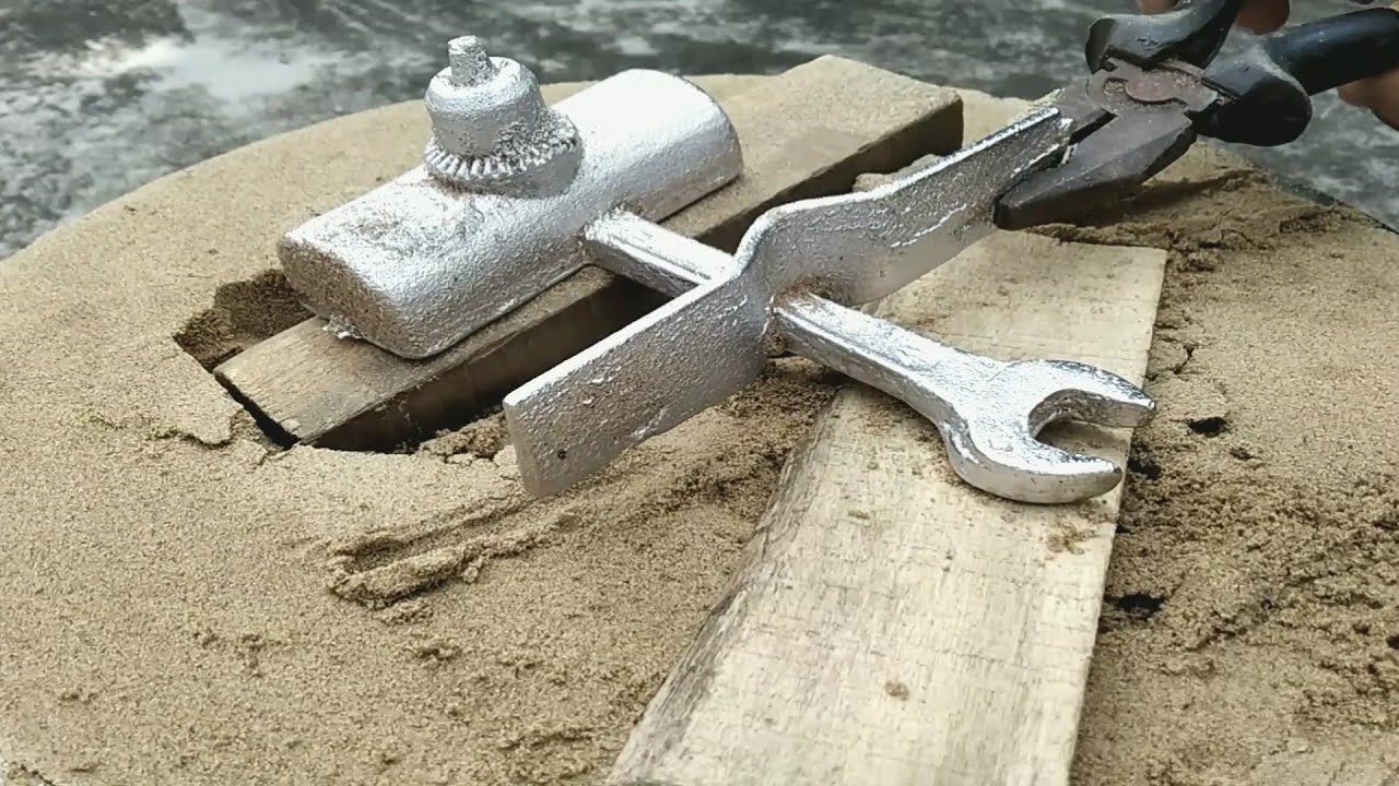 The art of casting metal recycling idea | | work of zon - YouTube