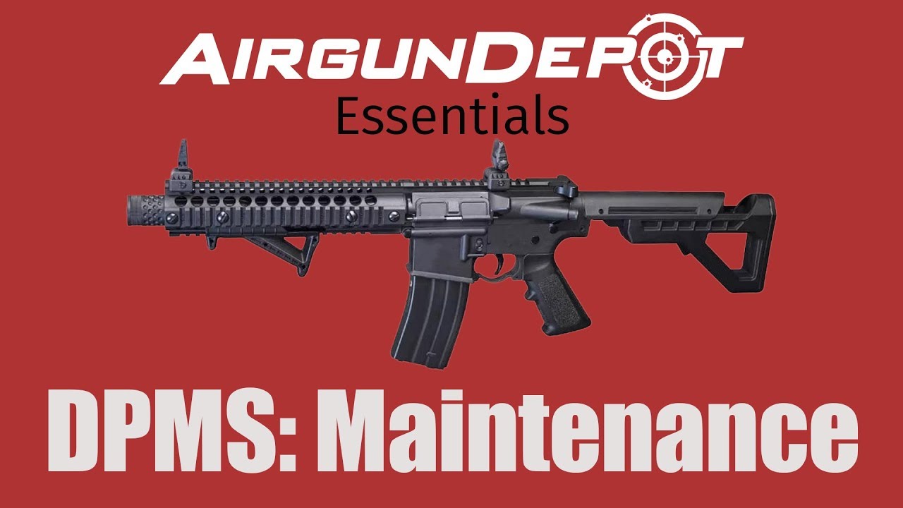 Crosman DPMS SBR: How to Maintain Your Airgun - YouTube