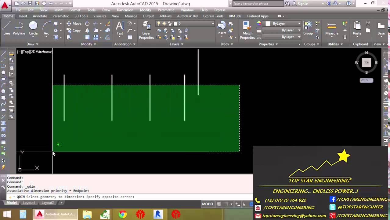 AutoCAD أوتوكاد - Lesson 7 Annotation Text, Dimensions, Multi Leader ...