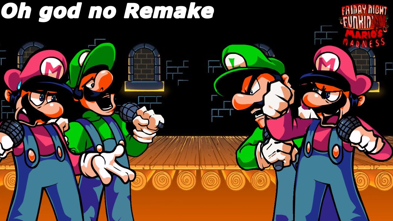 FNF OH GOD NO REMAKE DUET [MARIO MADNESS V2] Duet - YouTube