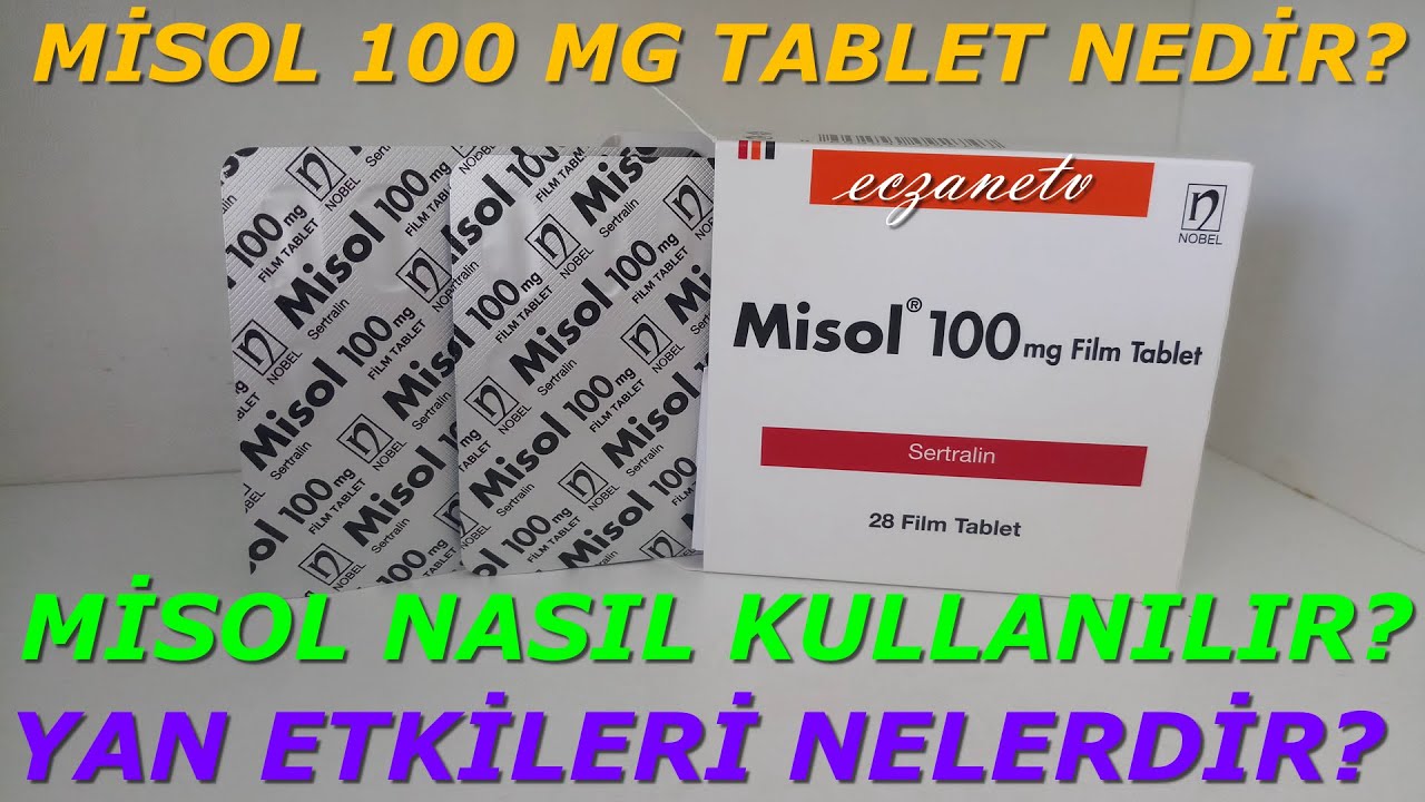 Misol 100 Mg Tablet Nedir? Misol Tabletin Yan Etkileri Nelerdir? Misol ...