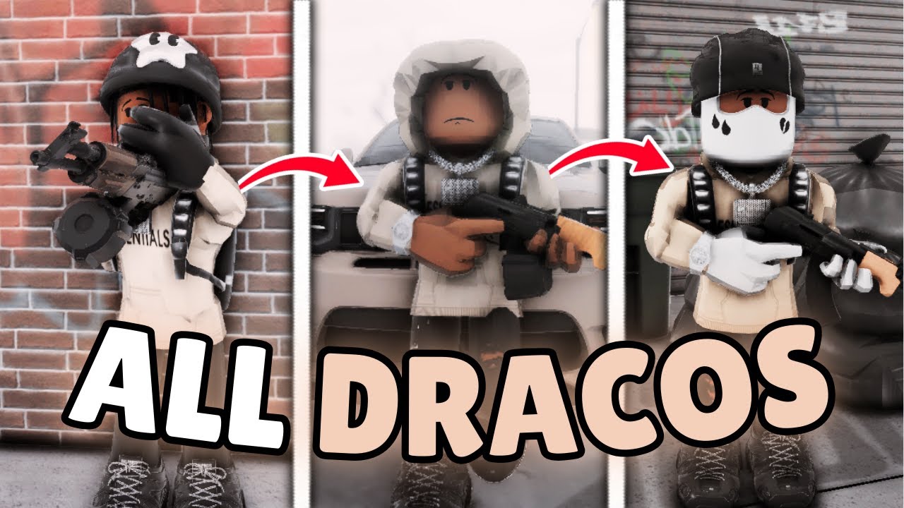 I used EVERY VERSION of the DRACO in South Bronx The Trenches Roblox ...