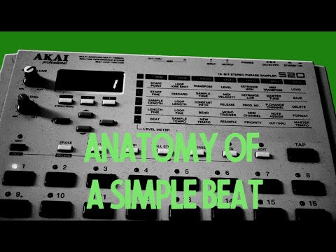 anatomy of a simple #beat 1 - AKAI S20 - YouTube
