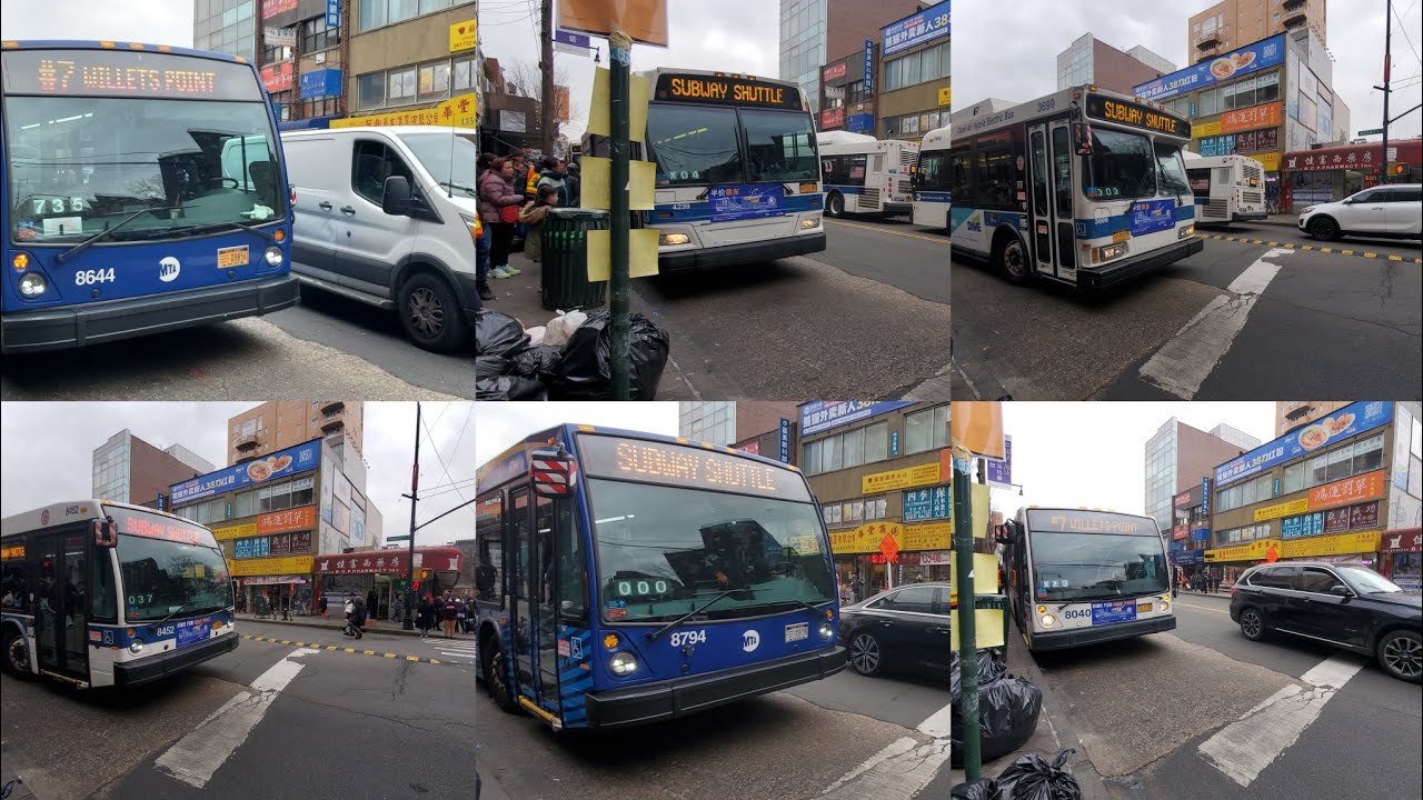 MTA: (7) Shuttle at Flushing-Main St - YouTube