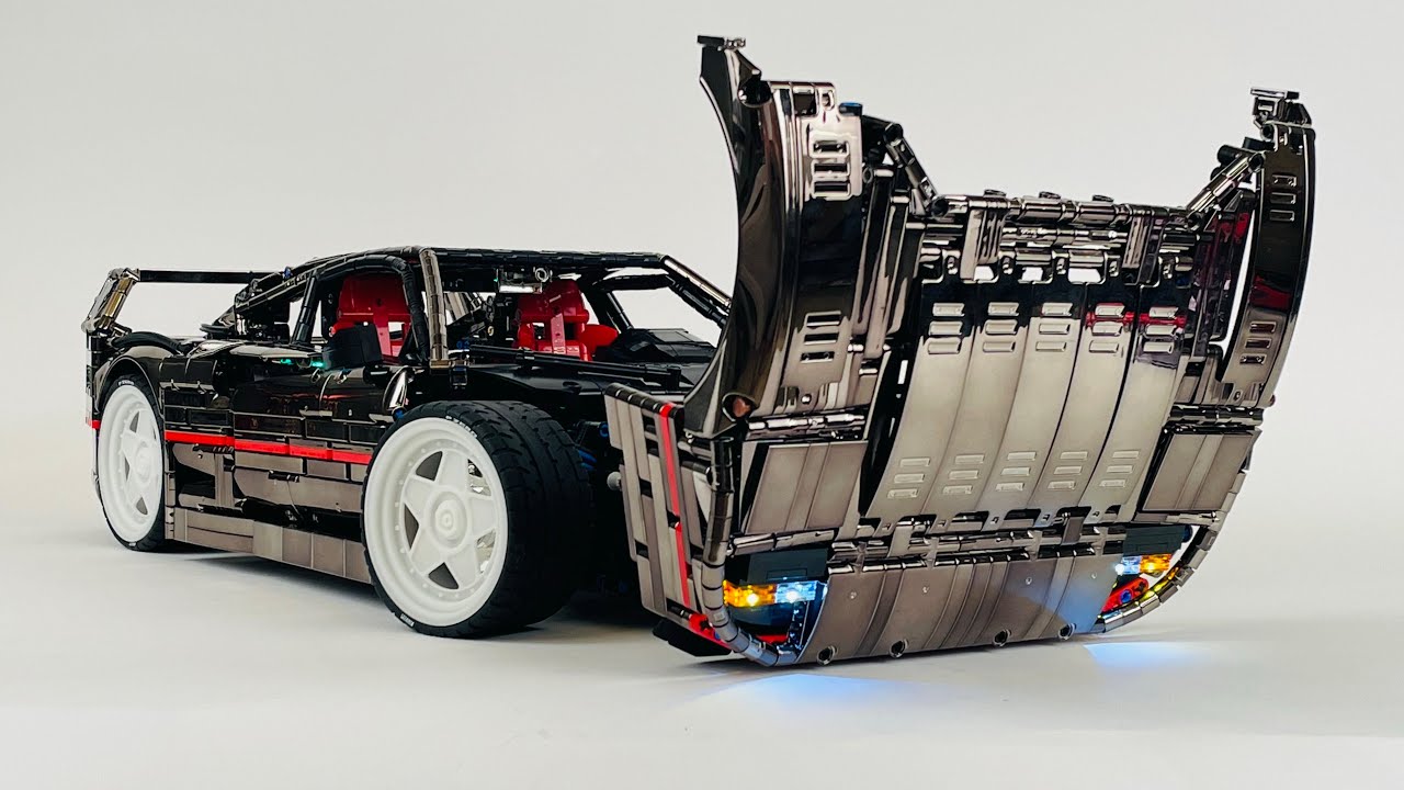 Ferrari F40 chromed by LMOC - YouTube