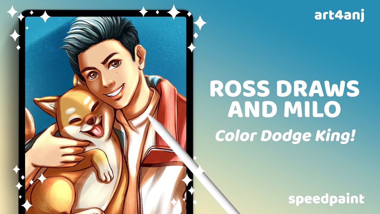 Speedpaint ️ color dodge king, ROSS DRAWS fanart - YouTube