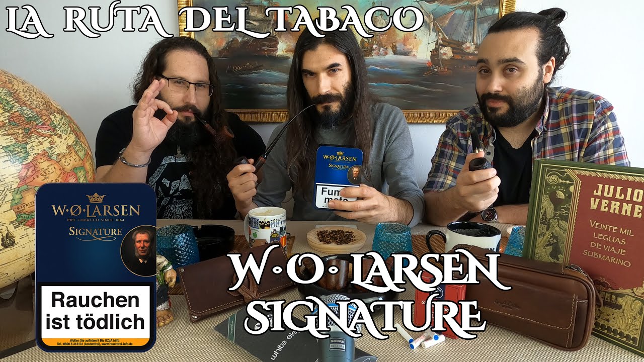 Tabaco de Pipa W.O. Larsen - Signature - Fumar en Pipa - YouTube