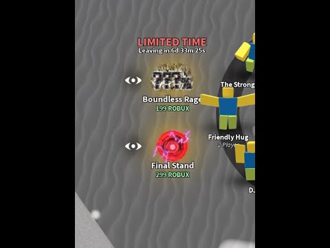 TSB update; new aura, Final stand, Boundless rage, Midnight Aura - YouTube