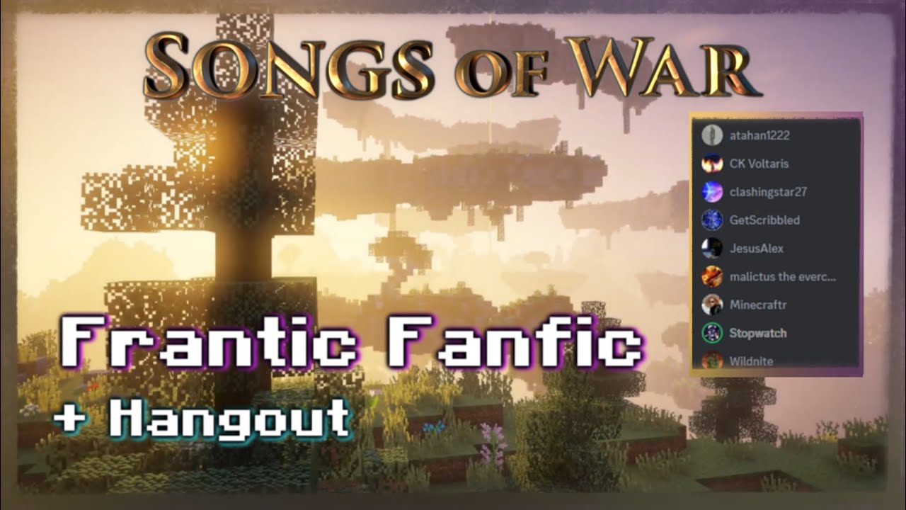 Songs of War Frantic Fanfic Gameshow + Hangout! - YouTube